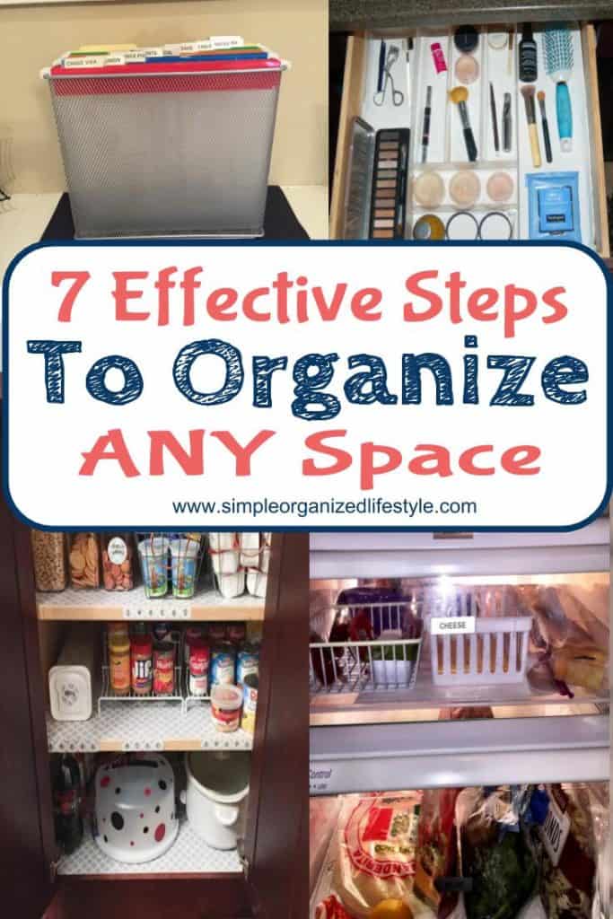 7 Effective Steps to Organize Any Space - Home Money Habits